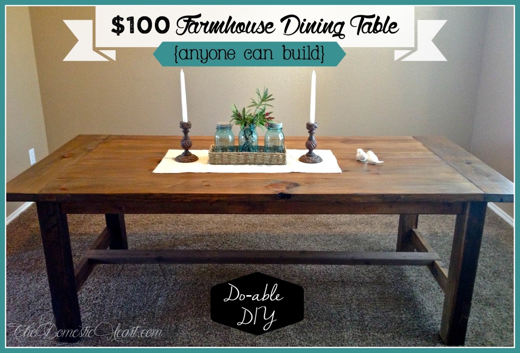 15 DIY Farmhouse Table To Create Warm and Inviting Dining Area – Home ...