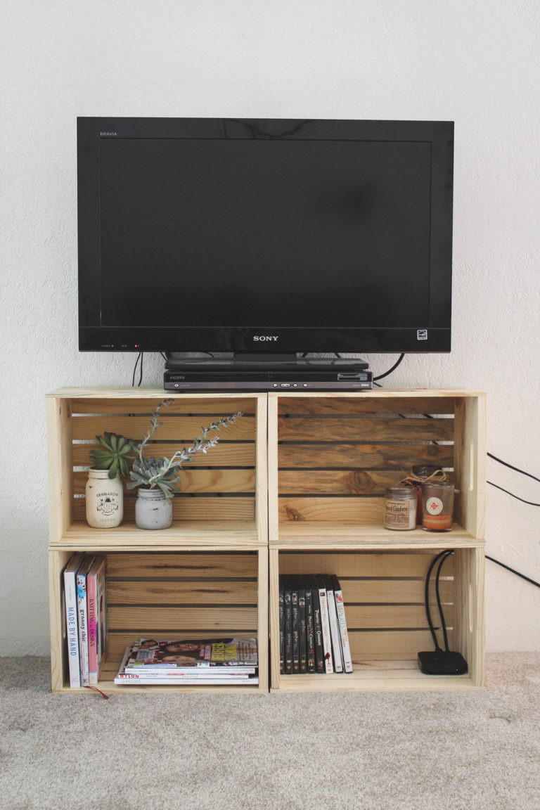 33 DIY TV Stands You Can Build Easily In A Weekend – Home And Gardening ...