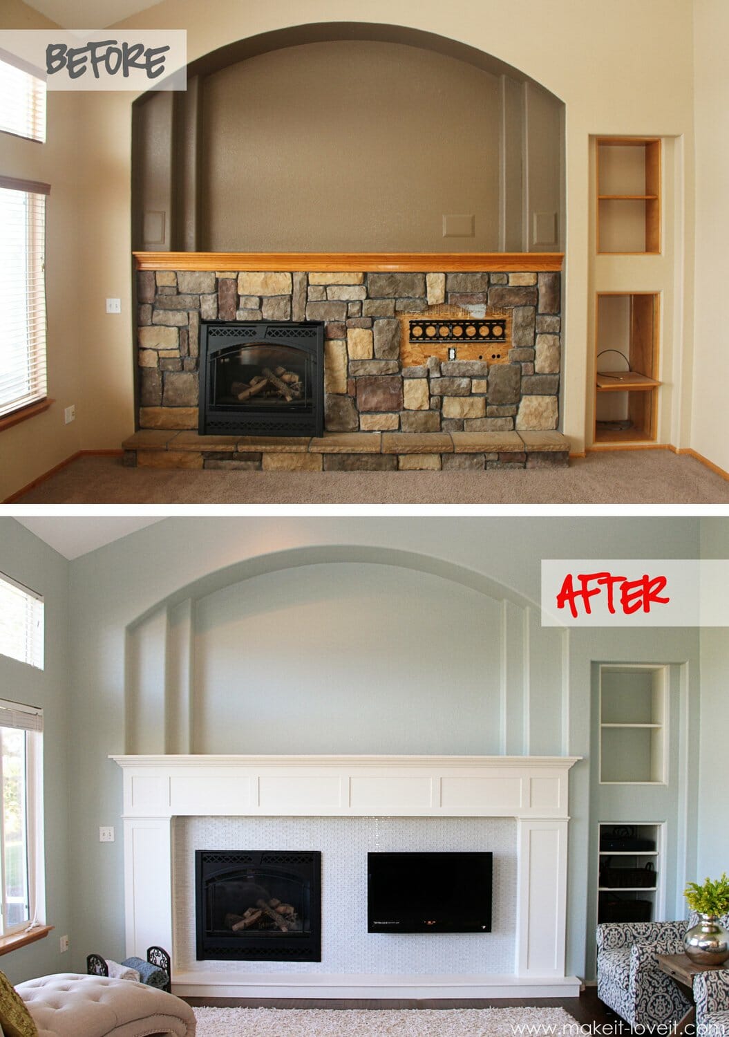 15 Elegant DIY Fireplace Mantel And Surrounds – Home And Gardening Ideas