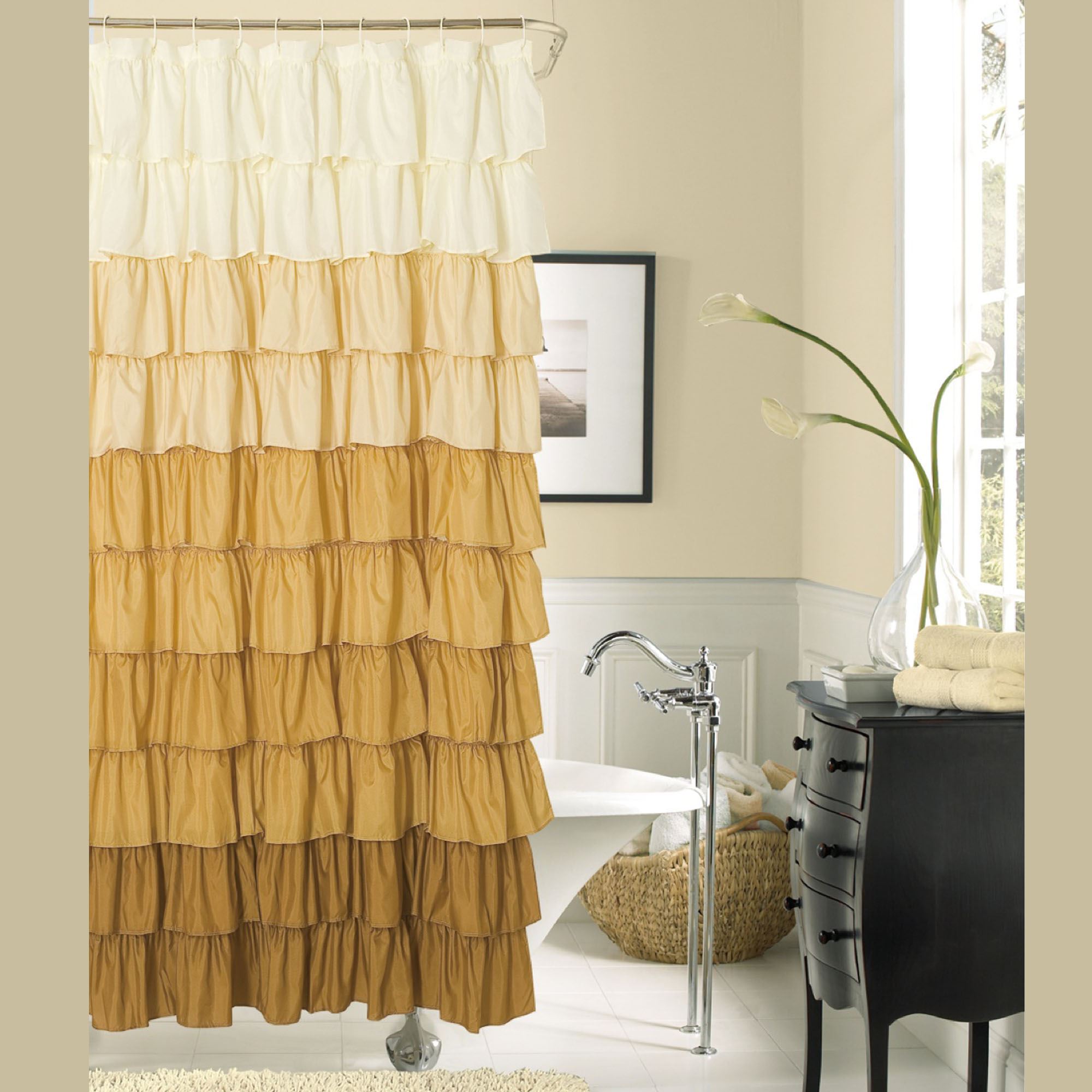 15 Elegant Bathroom Shower Curtain Ideas – Home And Gardening Ideas