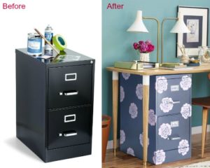 15 File Cabinet Makeovers-DIY Ideas To Update An Old File Cabinet ...
