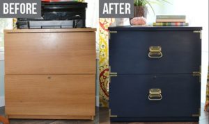 15 File Cabinet Makeovers-DIY Ideas To Update An Old File Cabinet ...