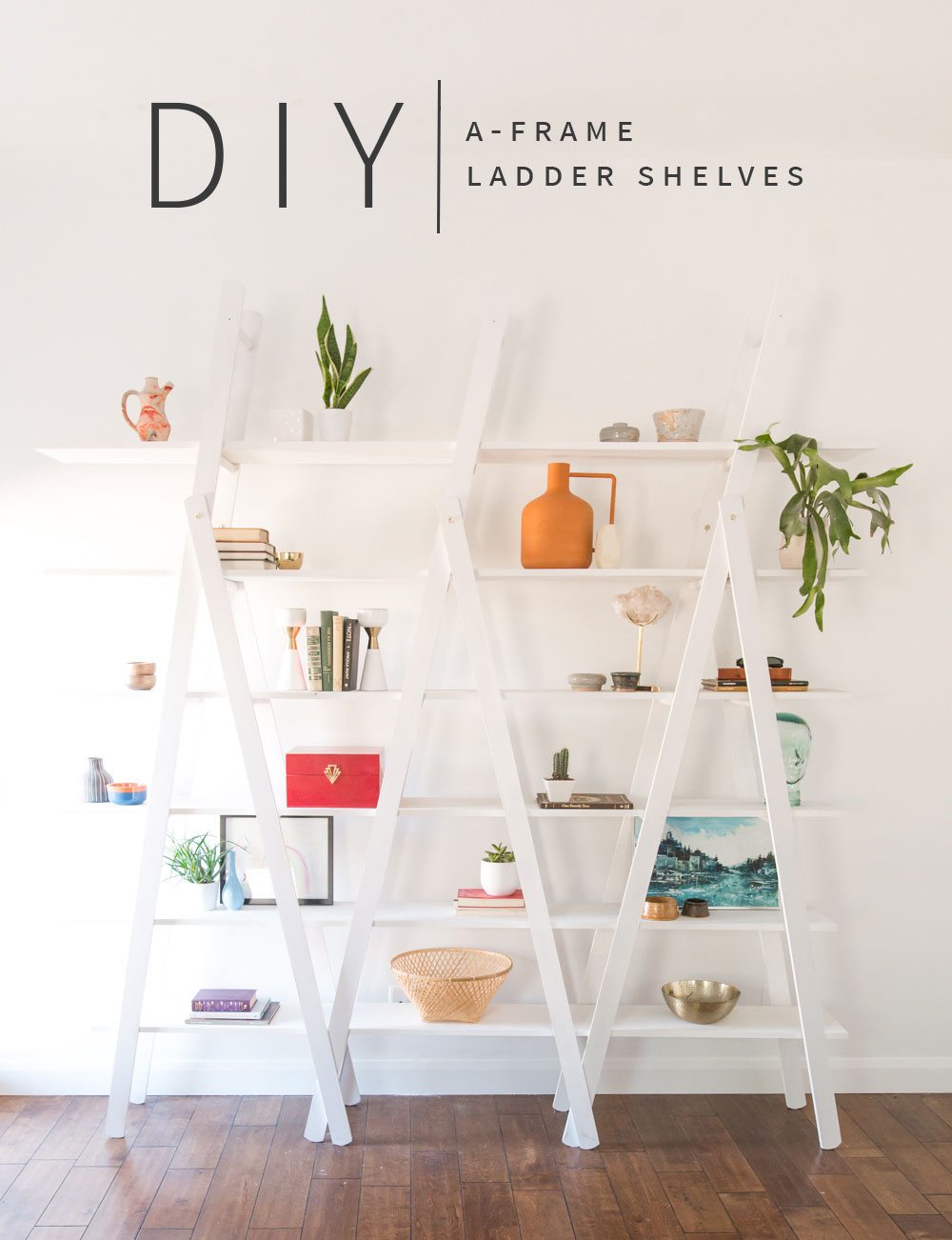 17 DIY Ladder Shelf To Add Style & Storage Space In Your Home – Home ...