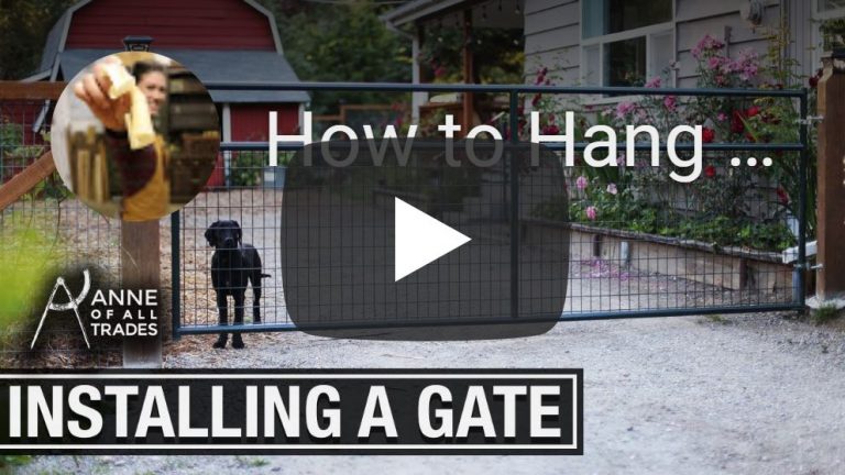 21 DIY Driveway Gates-How To Build A Driveway Gate – Home And Gardening ...